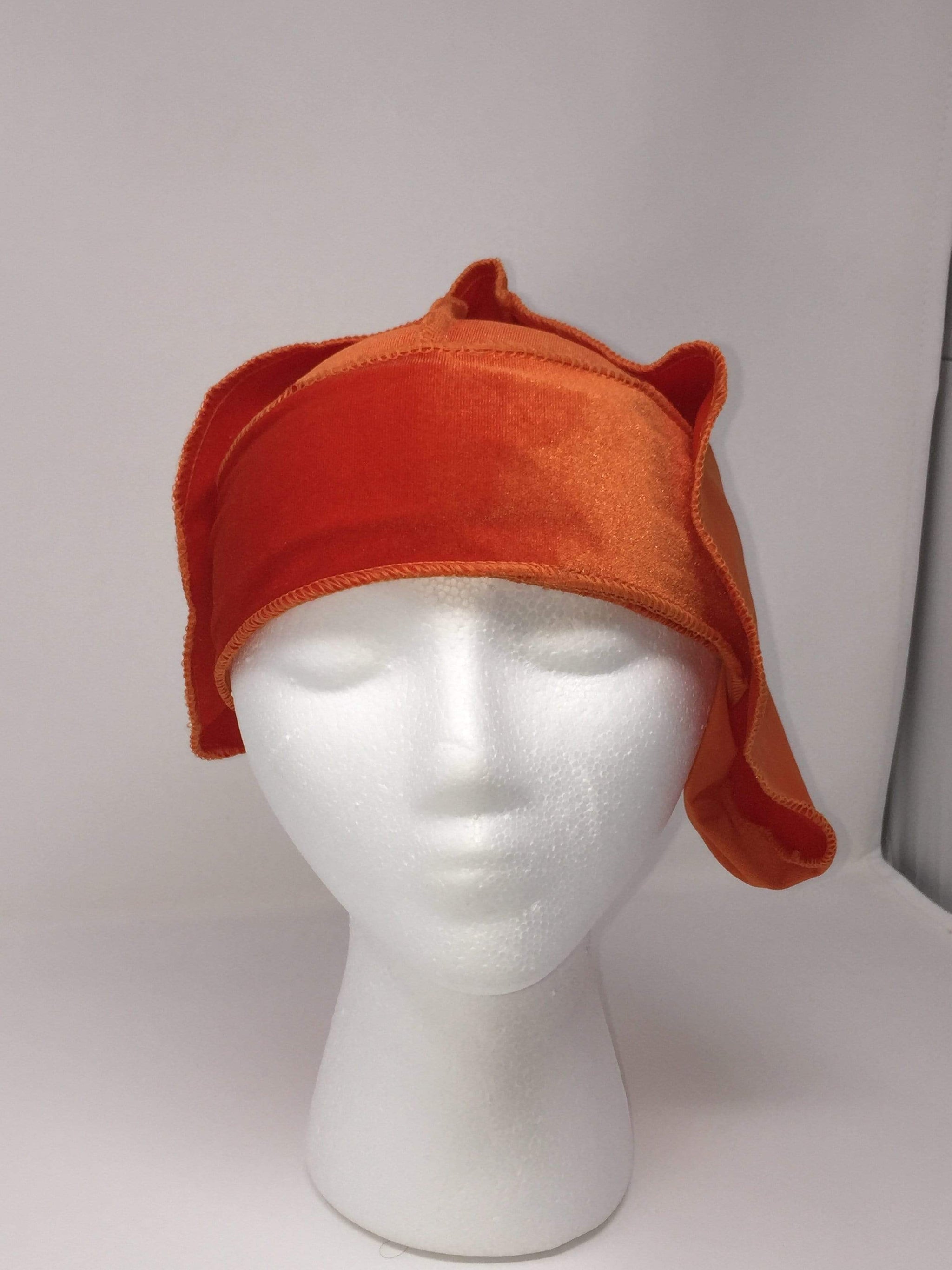 Orange Velvet Durag Satin (Do rag) For Men/Women | Drippy Rags